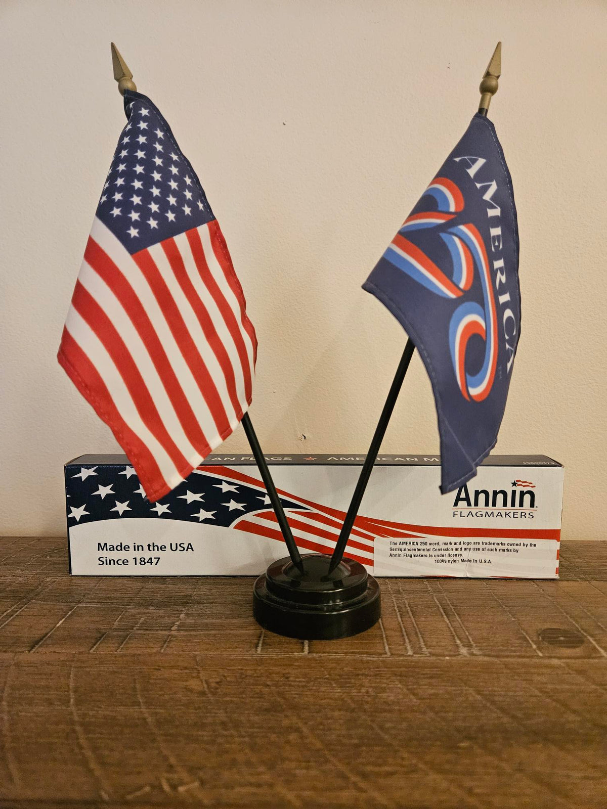 America 250 & U.S. Stick Flag Bundle — Flagman of America