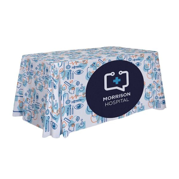 4' Custom Table Throw - 4' Custom Table Banner - 4' Custom Table Skirt ...