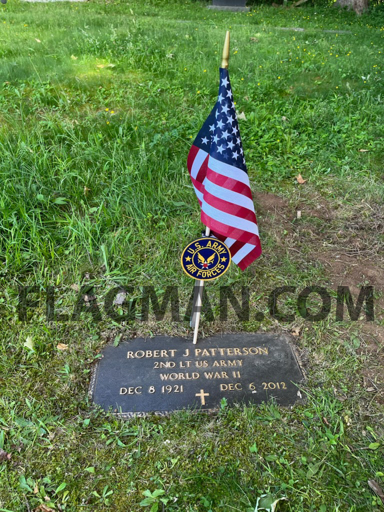 Cemetery Flags | Grave Marker Flags | Garden Flags | US Veteran Flags ...