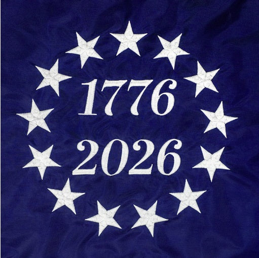 America 250 Betsy Ross Flag - 3'x5' - 1776 to 2026 13 Star Flag ...