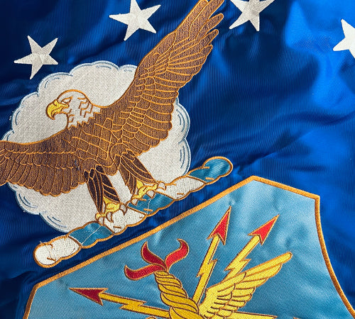 Custom Embroidered Flags — Flagman of America