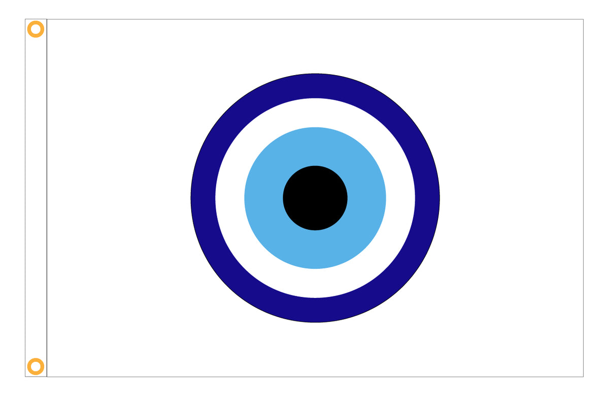 Evil Eye Flag | Greek Evil Eye Flag | Garden Flag Evil Eye — Flagman of ...