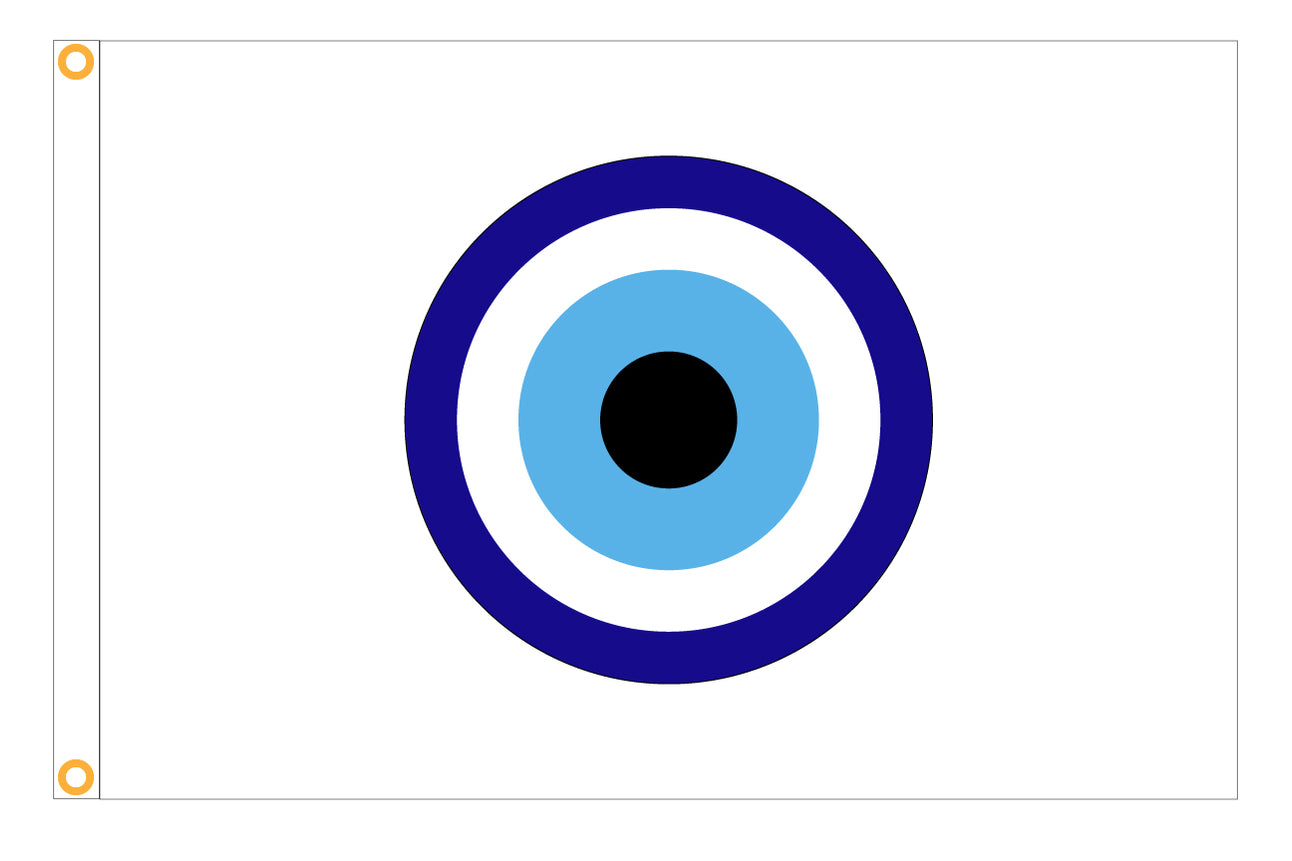 Evil Eye Flag | Greek Evil Eye Flag | Garden Flag Evil Eye — Flagman of ...