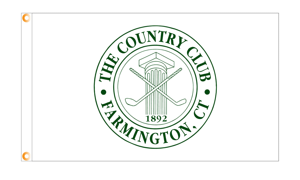Country Club of Farmington Flag - 3'x5' - Nylon - Single Reverse - Hea ...