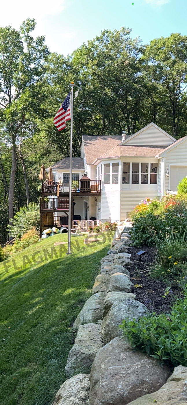 3D Flagpole Generator (Pick your size) — Flagman of America