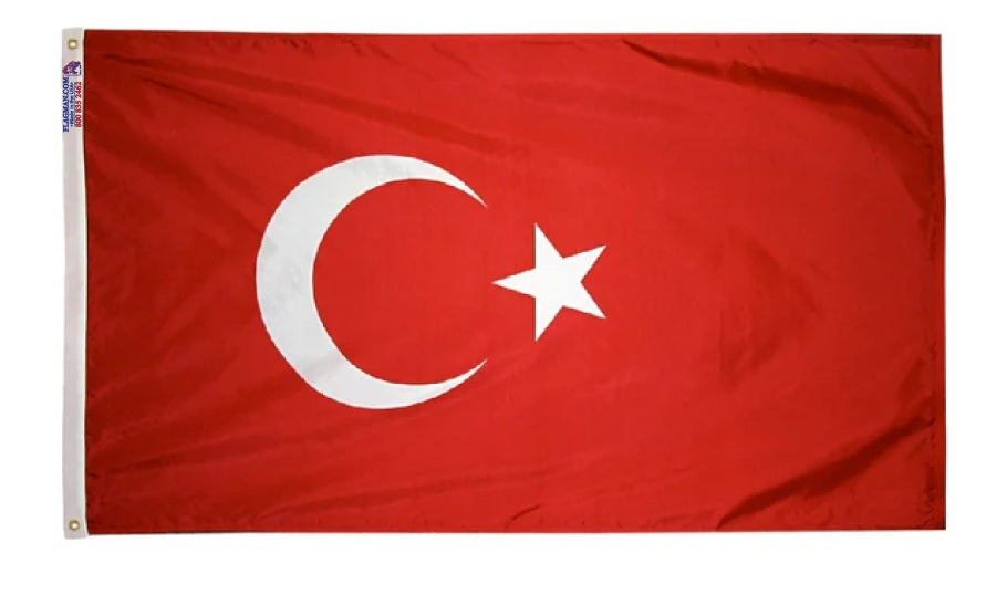 Turkey Outdoor Flag | Made in USA | Heavy-Duty Nylon | Flagman.com ...