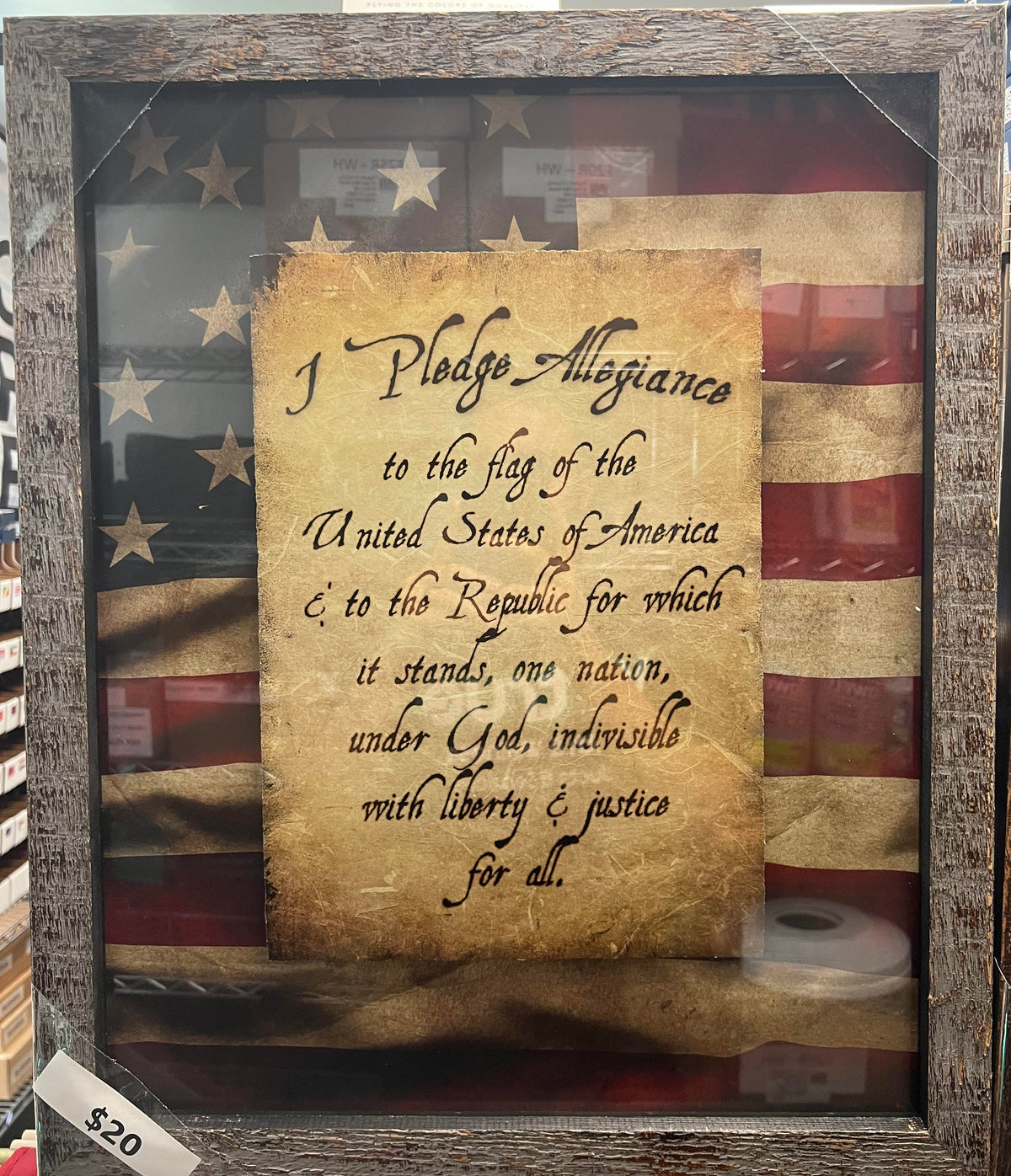 Pledge Allegiance Wall Art *Clearance* — Flagman of America
