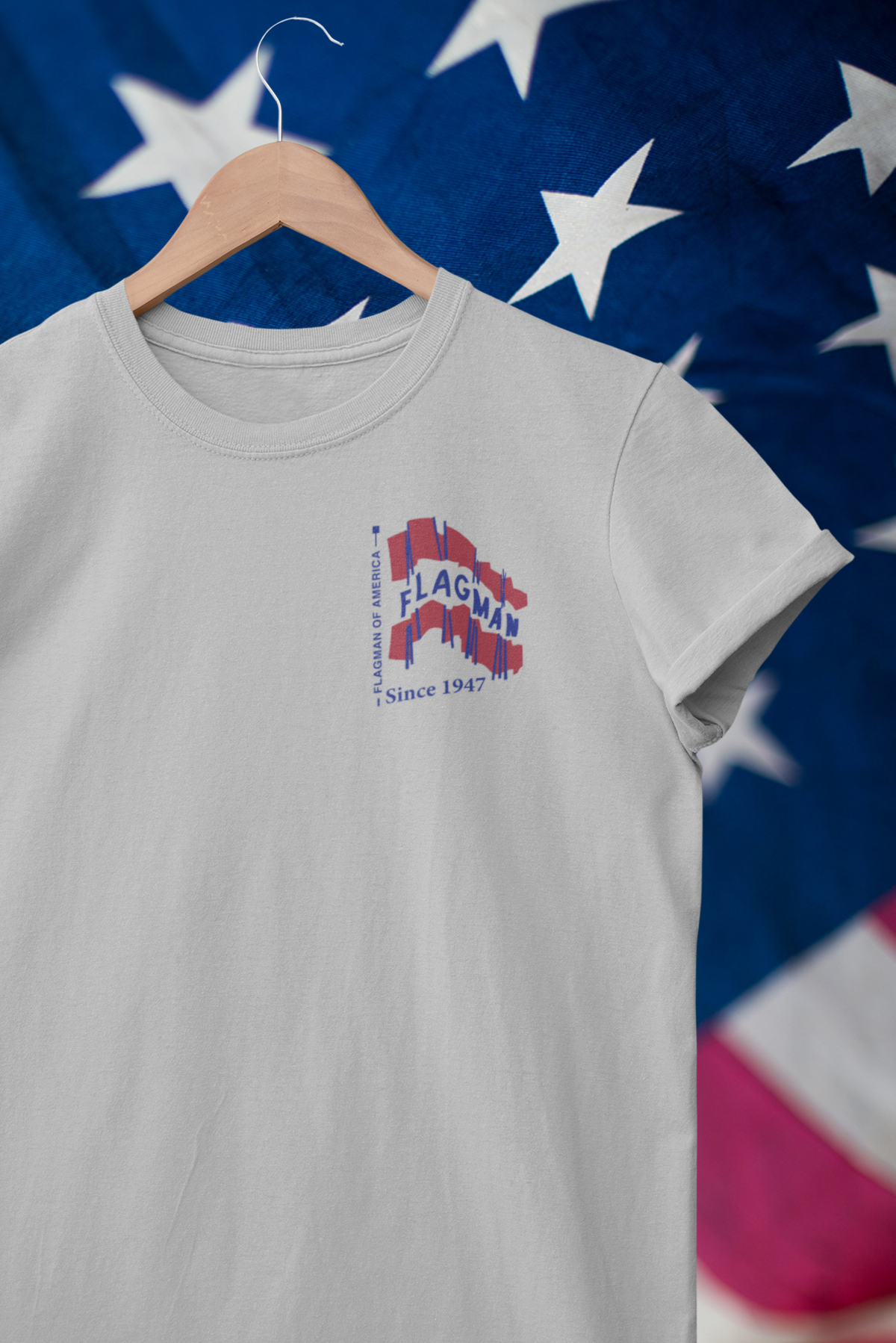 Flagman Logo T-Shirt | Made in the USA — Flagman of America