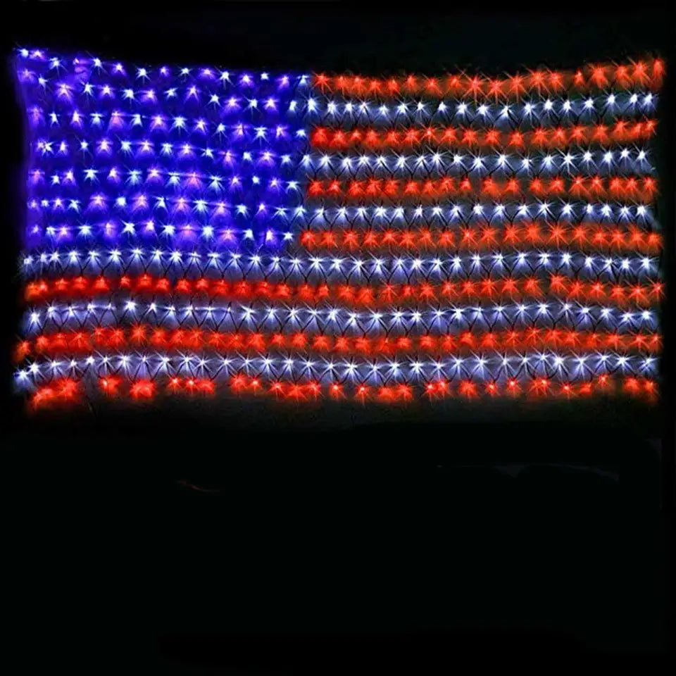 American Flag LED String Lights — Flagman of America