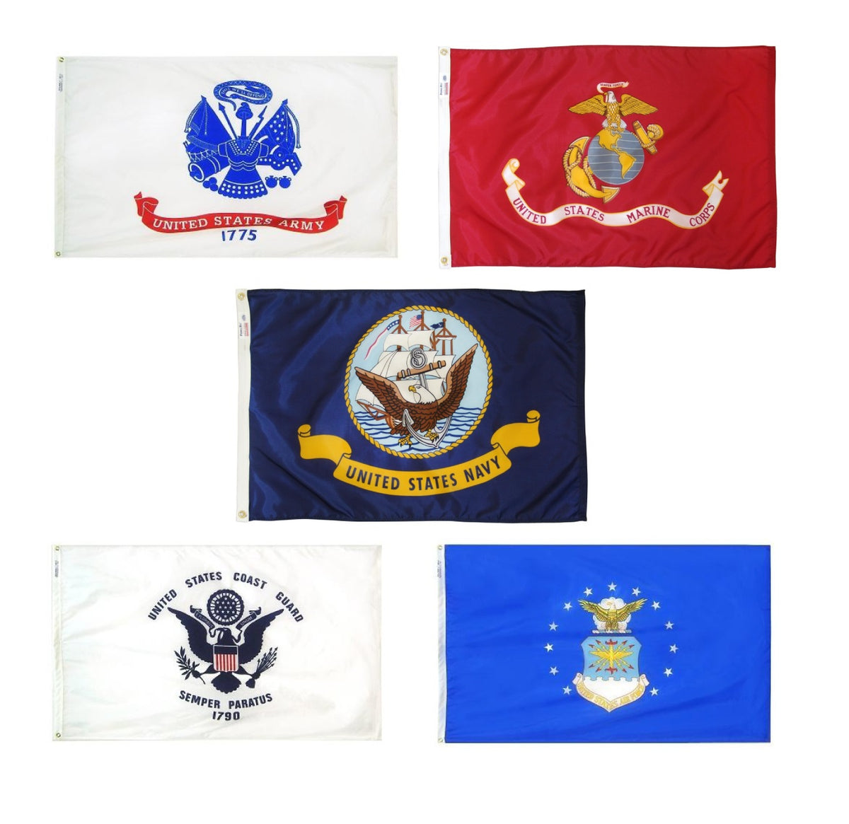 Outdoor Armed Forces Flag Set — Flagman of America