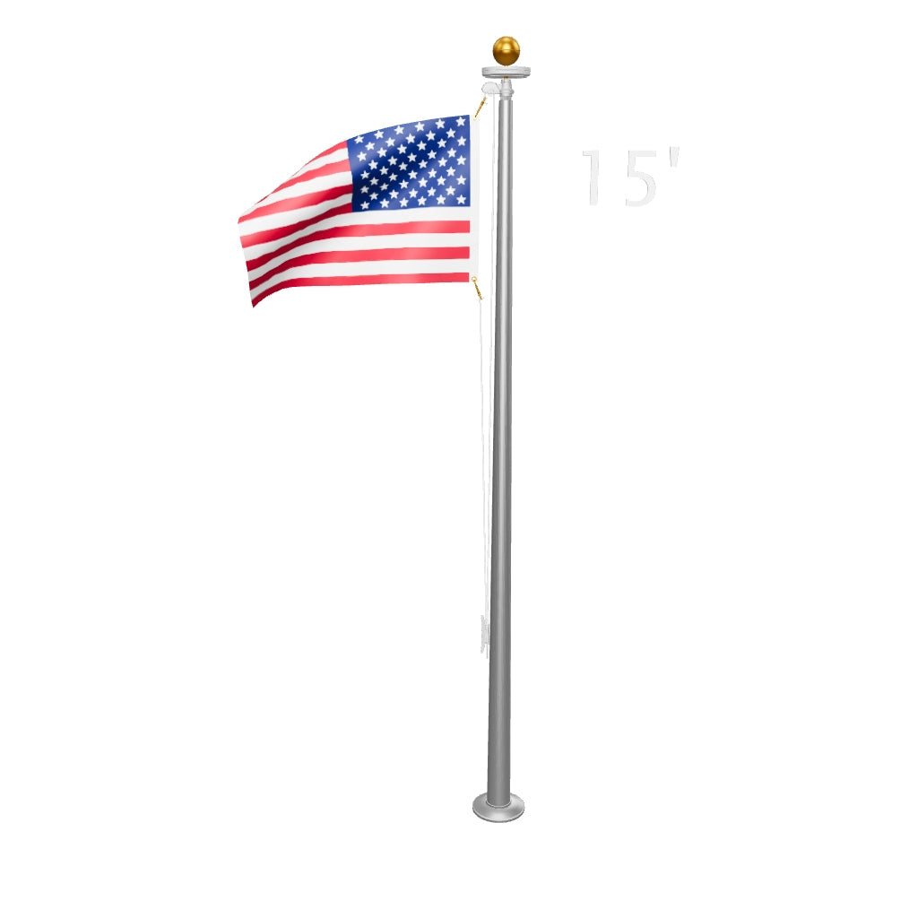3D Flagpole Generator (Pick your size) — Flagman of America
