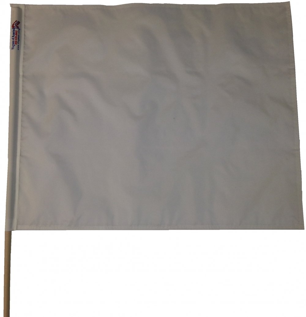 Shop White Racing Flags | White Flags | Shop White Race Flags — Flagman ...