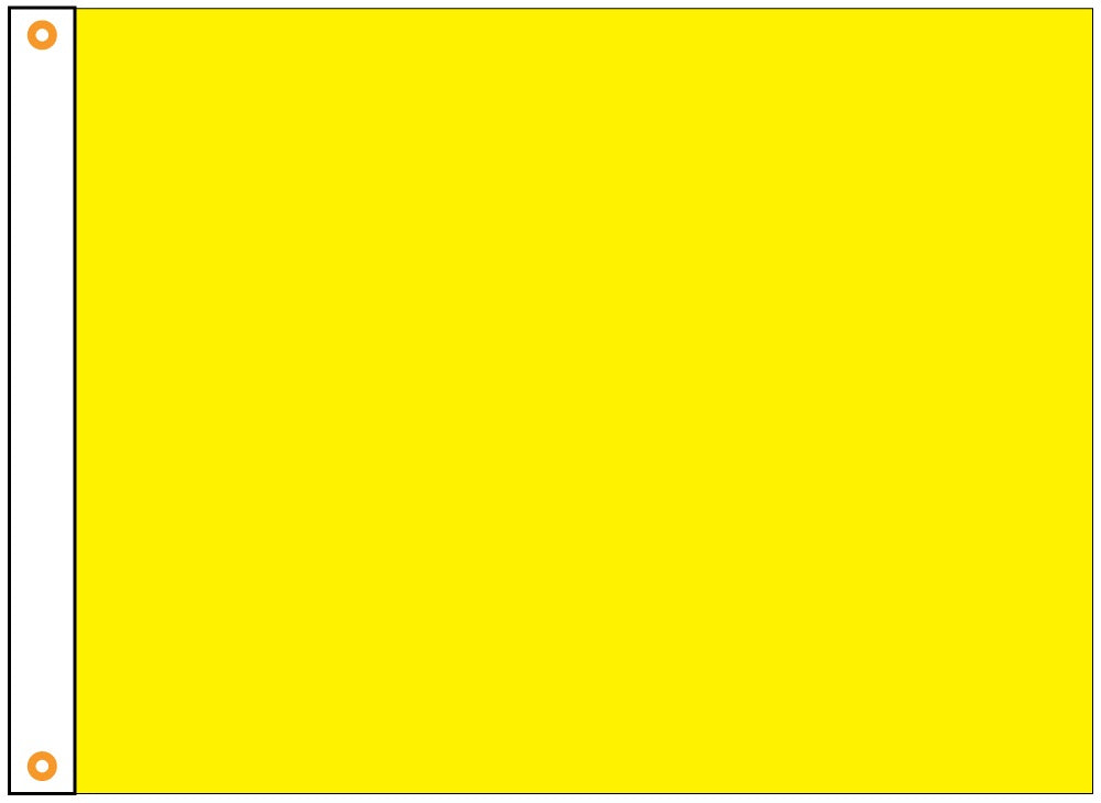Outdoor Yellow Flag - Solid Yellow Flag for Sale — Flagman of America