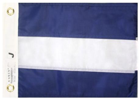 Signal Flag J for Sale - Made in USA - Flagman of America