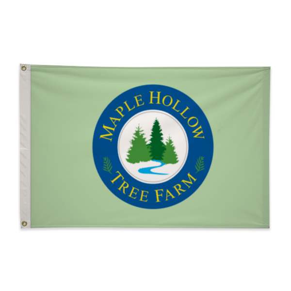 Maple Hollow Printed Flag - 2'x3' - Nylon - Heading & Grommets ...