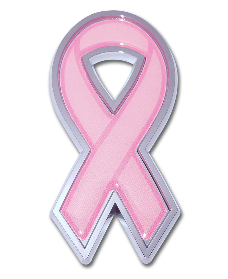 Pink Ribbon Car Emblem for Sale - Breast Cancer Awareness Products ...