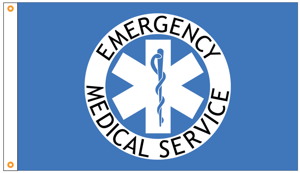 EMS Outdoor Flag for Sale - Emergency Medical Service Flag for Sale ...