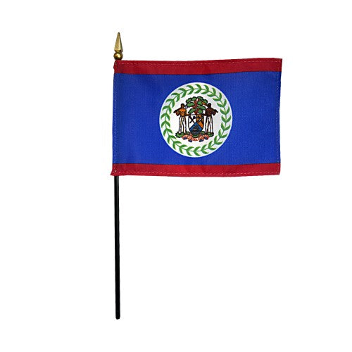 Mini Belize Flag for Sale - Made in USA - Flagman of America