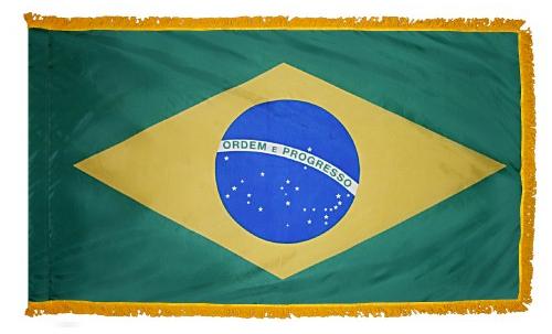 Brazil Indoor Flag For Sale - Brazil Parade Flag Made in USA — Flagman ...