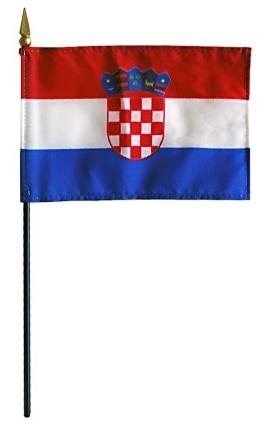 Mini Croatia Flag for Sale - Made in USA - Flagman of America
