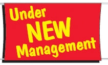Under New Management Banner | Under New Managements Banners | banners ...