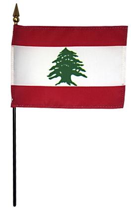 Mini Lebanon Flag for Sale - Made in USA - Flagman of America