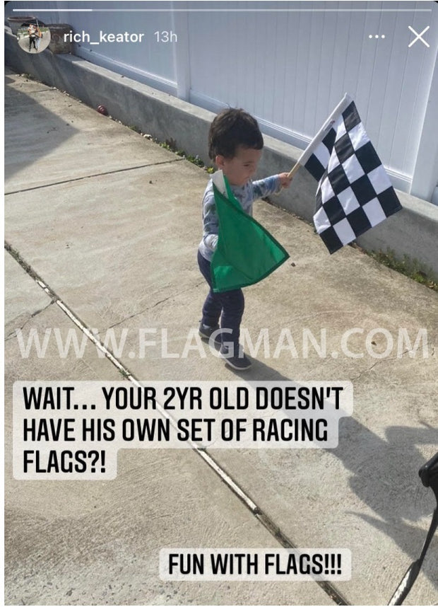 Racing Flag Sets for Sale - Track Flags for Sale Made in USA Flagman ...