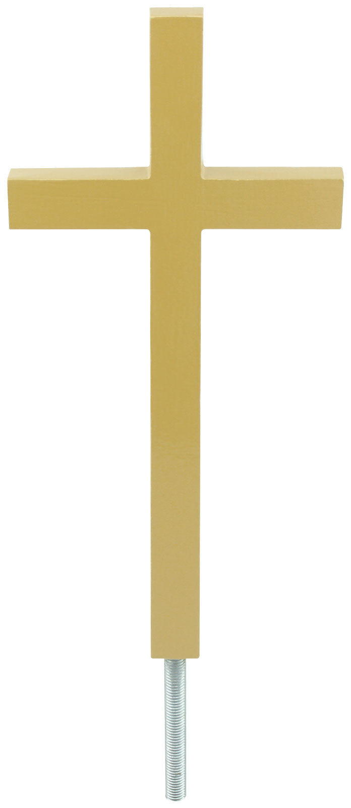 Plain Aluminum Cross Flagpole Topper - Cross Flagpole Ornament ...