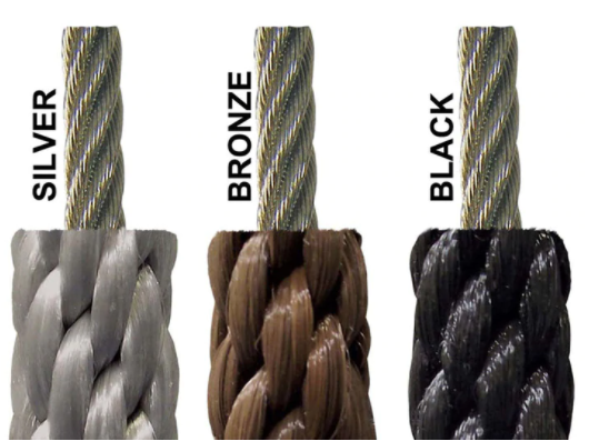 Colored Nylon Halyard - Wire Center - Sold by the Foot — Flagman of America